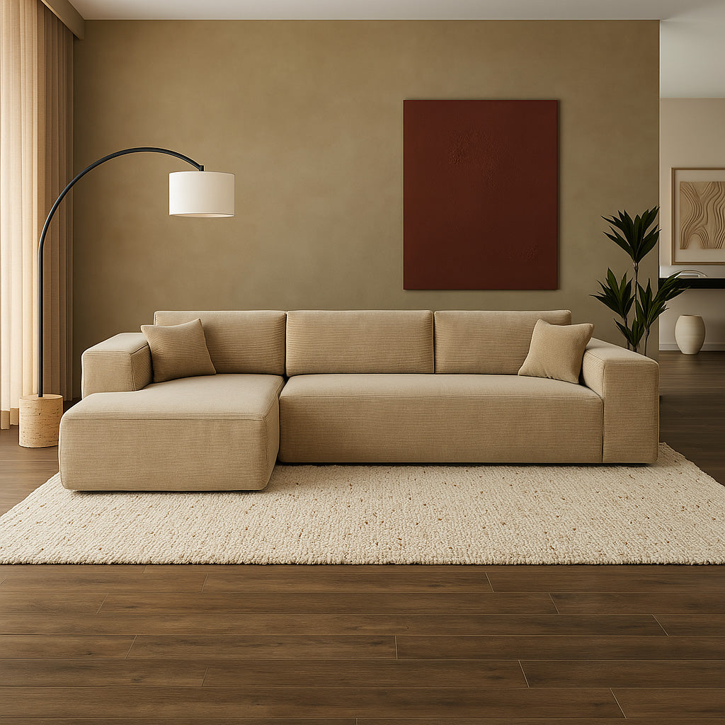 L-Shape Couch – Customizable, Spacious & Stylish – Couchery