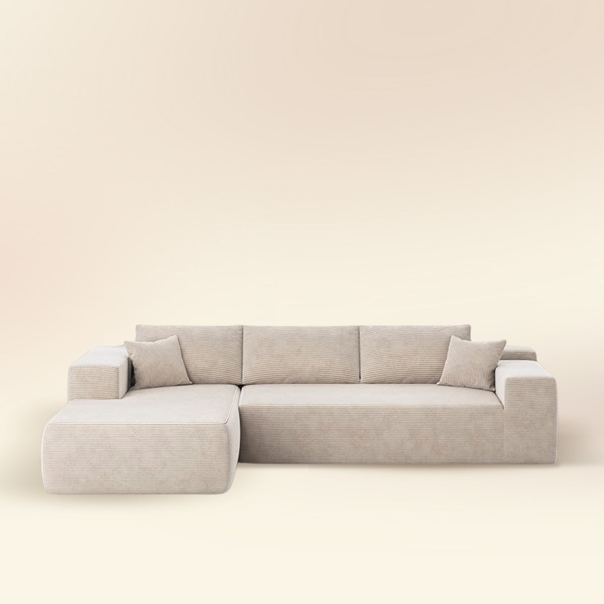 ShiftLounge L-Shape PackSavvy Chaise Sofa | Sofa in a Box | Couchery